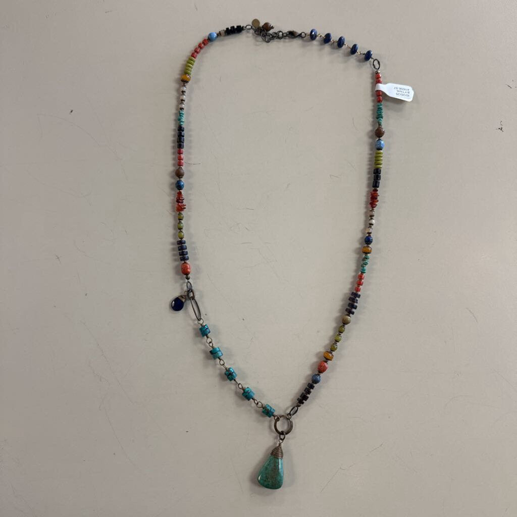 Anne Vaughan Multi Colored Stone Long Necklace – newdsalem