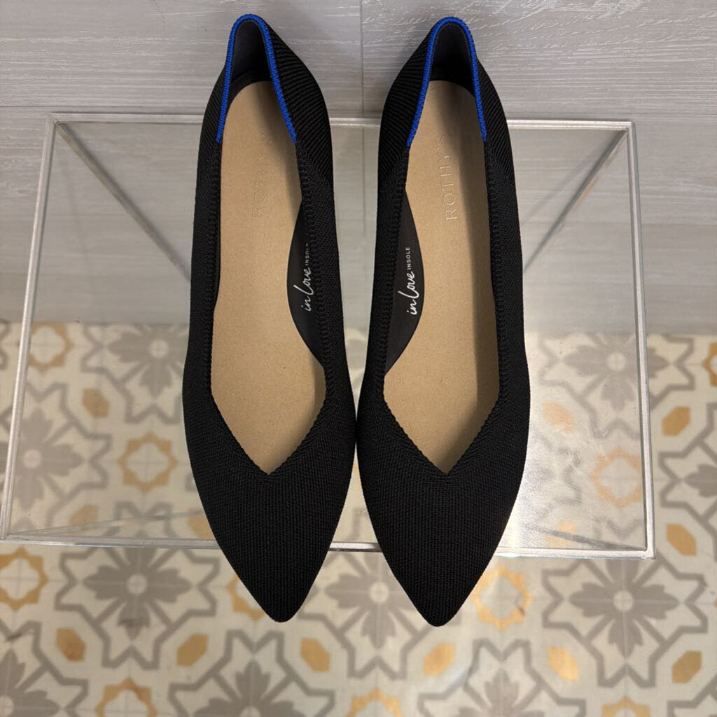 Rothy's Black The High Point Block Heel Shoes 10.5 – newdsalem